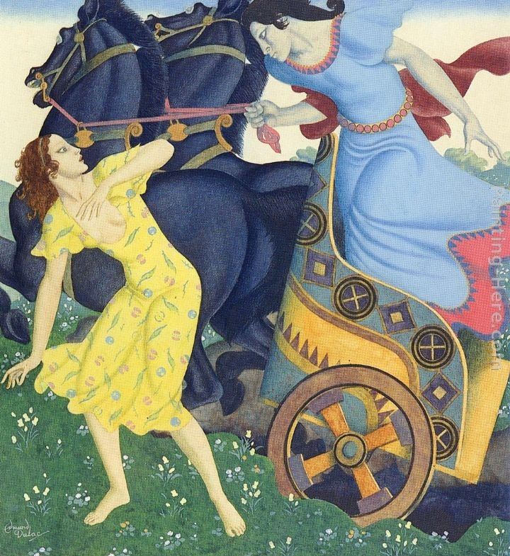 Edmund Dulac Pluto and Persephone Painting - iPaintingsforsale.com