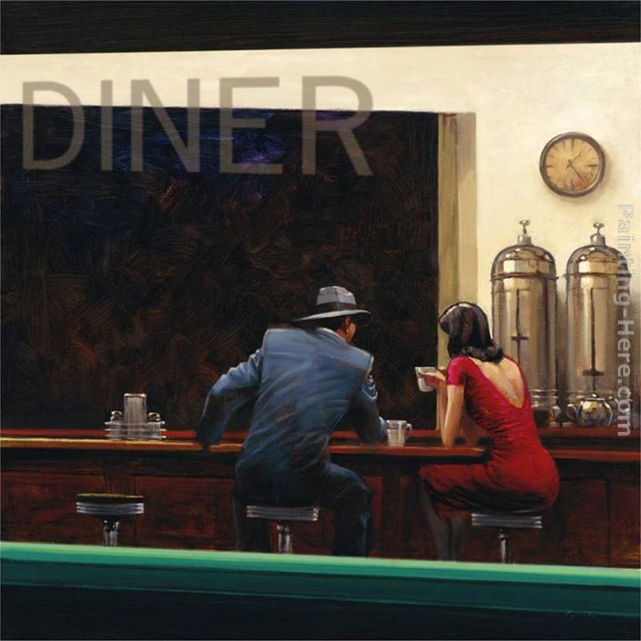 Brent Lynch Evening Rendezvous Painting - iPaintingsforsale.com