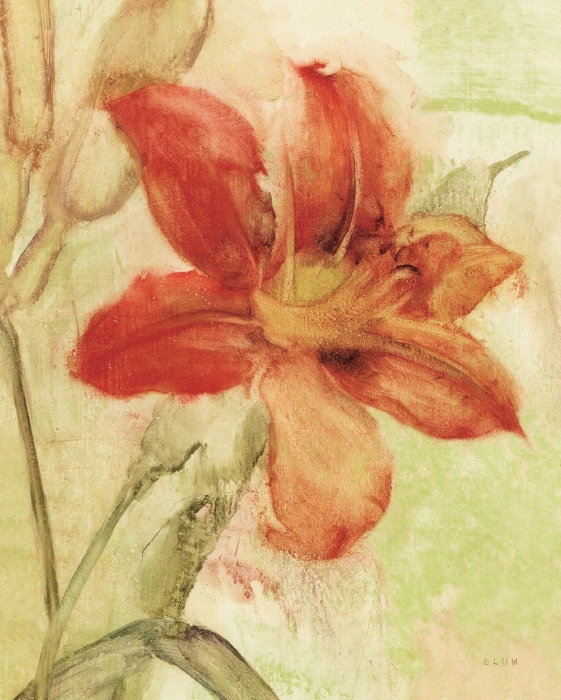 Cheri Blum Orange Day Lily Painting - iPaintingsforsale.com