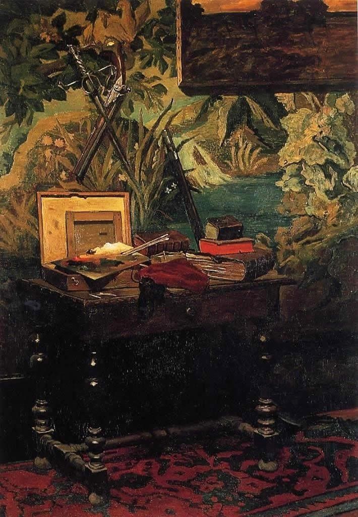 Claude Monet Corner of a Studio Painting - iPaintingsforsale.com