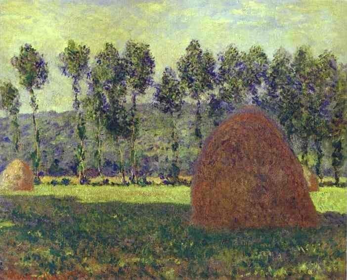 Claude Monet Haystack at Giverny Painting - iPaintingsforsale.com
