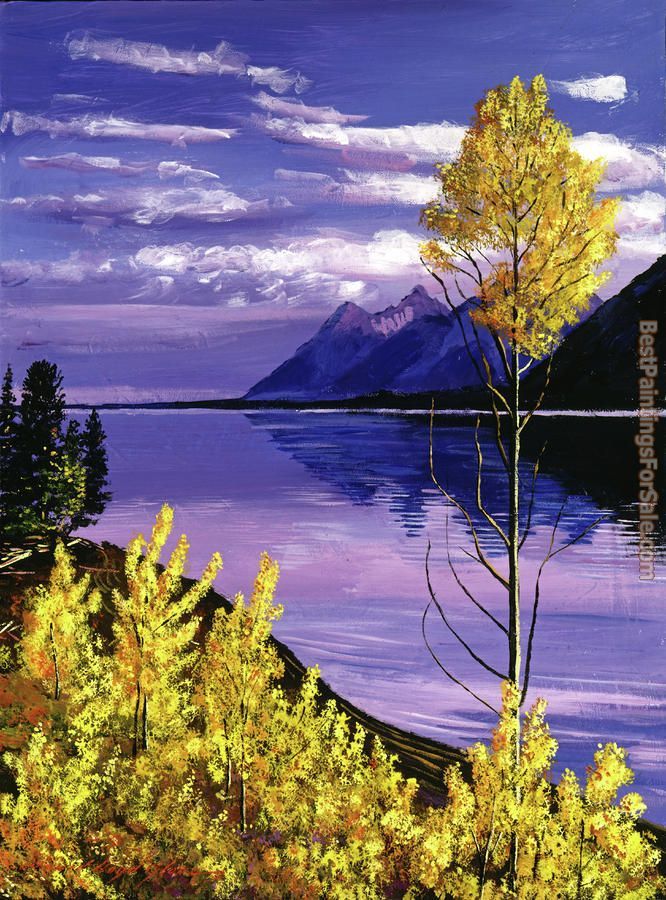 David Lloyd Glover Still Waters Painting - iPaintingsforsale.com