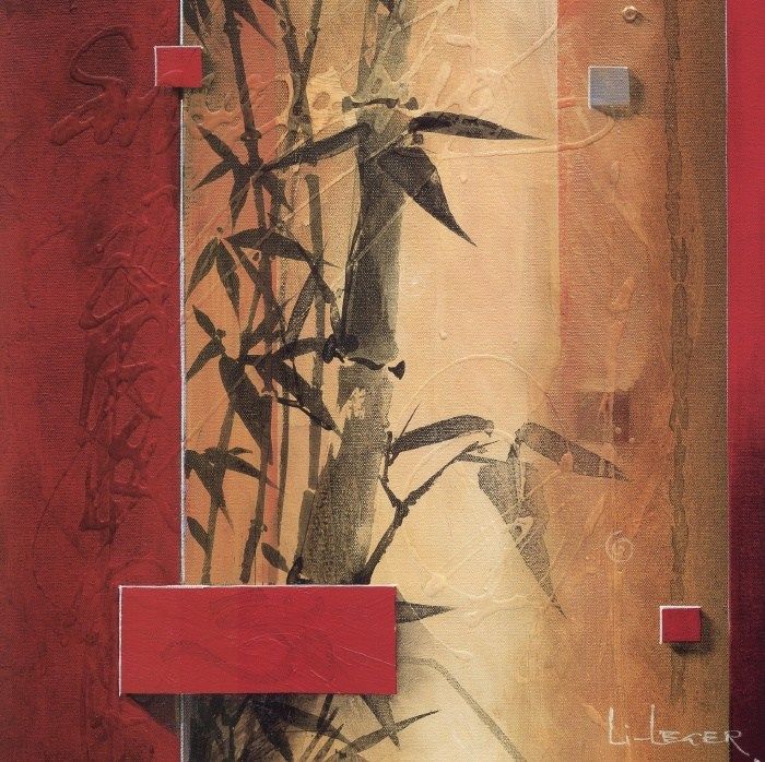 Don Li-Leger Bamboo Garden Painting - iPaintingsforsale.com