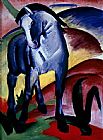 Franz Marc The Large Blue Horses Painting - iPaintingsforsale.com