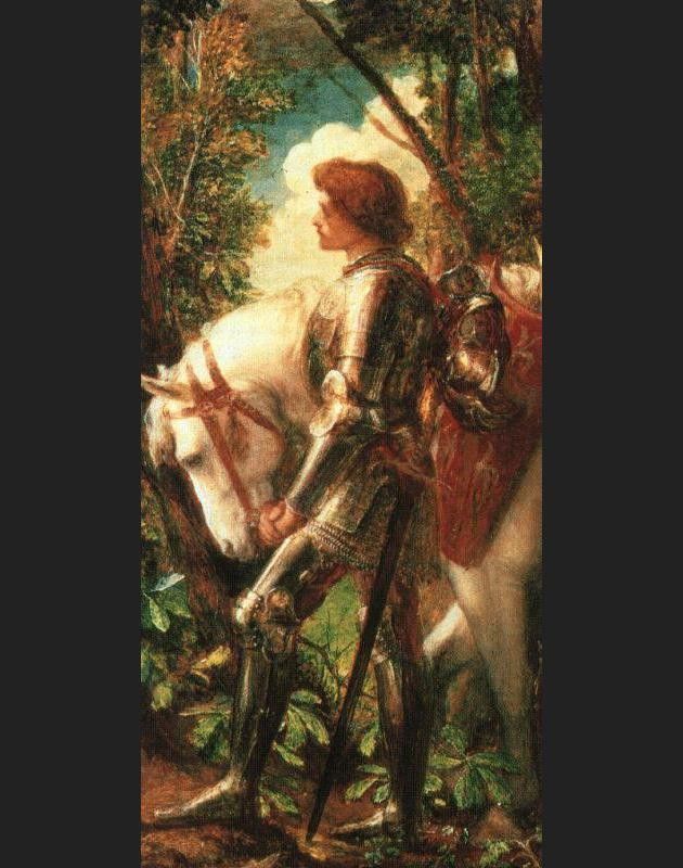George Frederick Watts Sir Galahad Painting - iPaintingsforsale.com