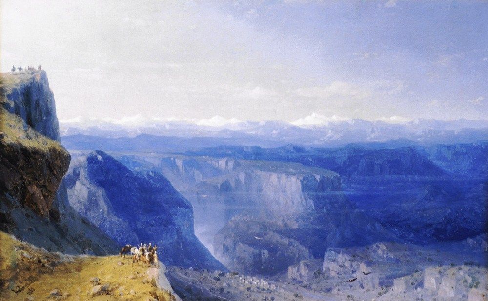 Ivan Constantinovich Aivazovsky The Caucasus Painting ...