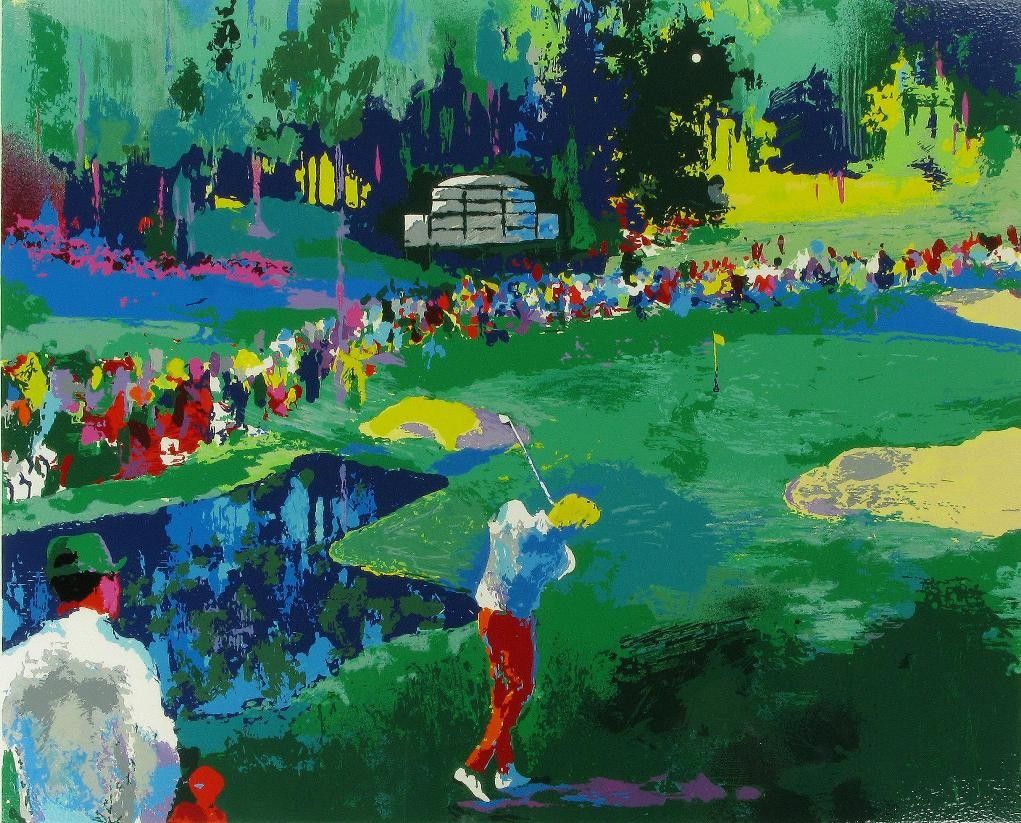 Leroy Neiman 16th at Augusta Painting - iPaintingsforsale.com