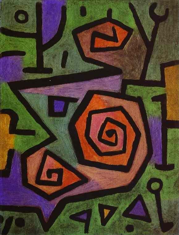 Paul Klee Heroic Roses Painting - iPaintingsforsale.com