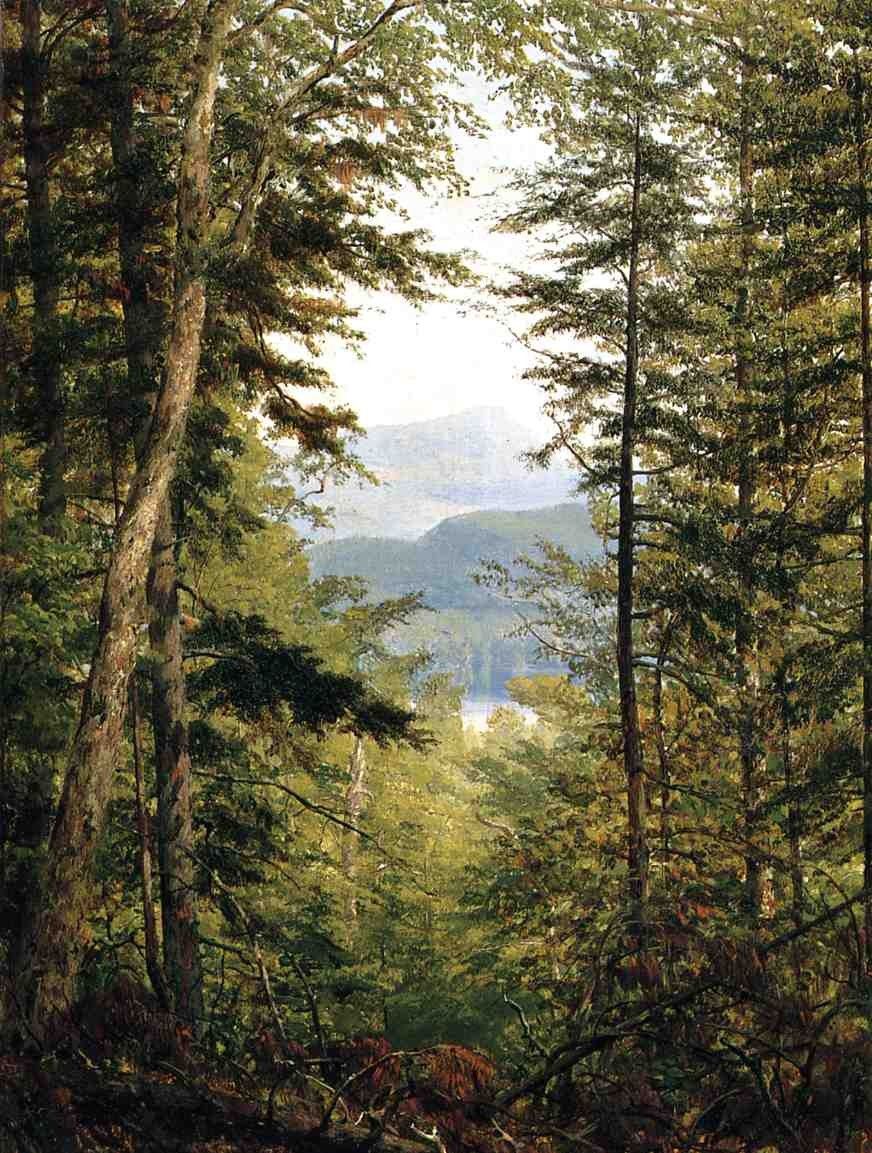 Sanford Robinson Gifford A Sketch on the Huntington River, Vermont ...