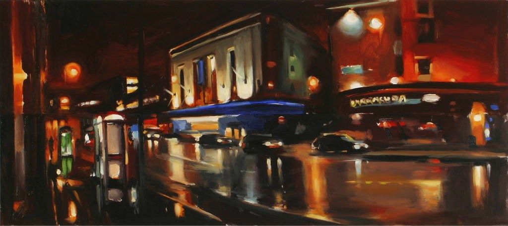 Unknown Artist Odeon and Oxford Street 2004 by Liam Spencer Painting ...