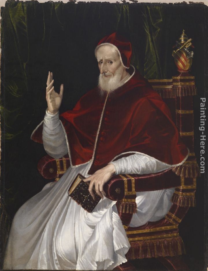 Unknown Artist Portrait of Pope Pius V Painting - iPaintingsforsale.com