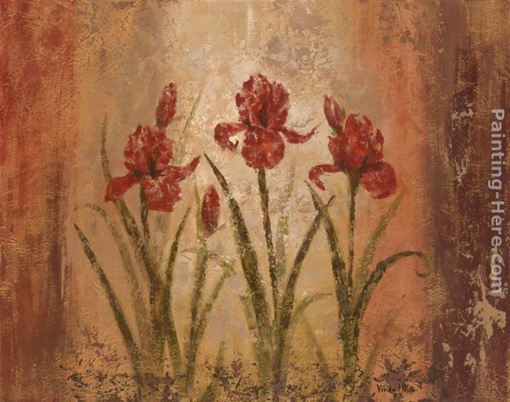 Vivian Flasch The Iris Style Painting - iPaintingsforsale.com