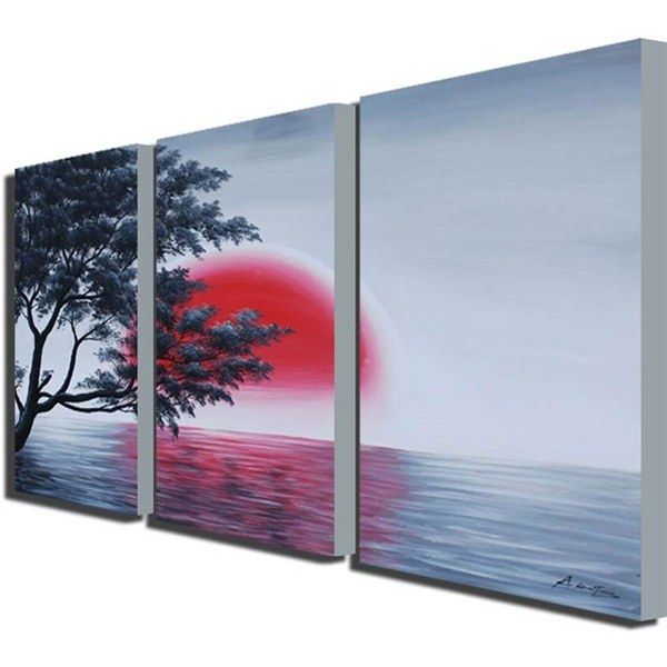landscape Blood Moon Painting - iPaintingsforsale.com