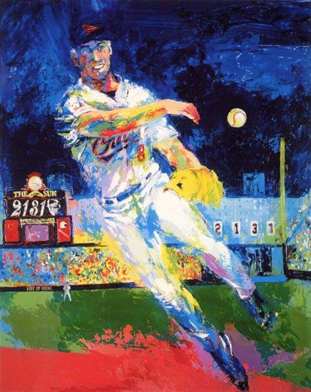 Leroy Neiman Cal Ripken Painting - iPaintingsforsale.com