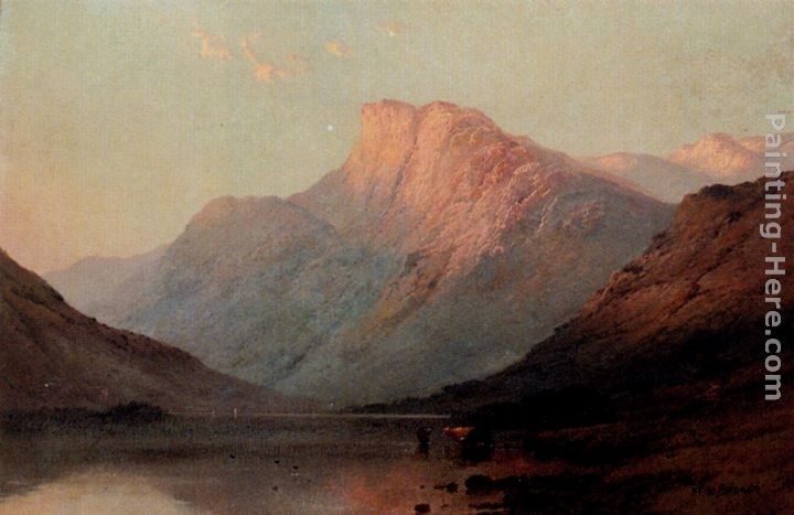 Alfred Fontville De Breanski Evening Lock Vennaeker Painting ...