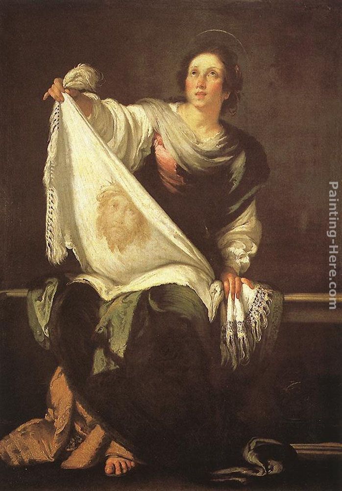 Bernardo Strozzi St Veronica Painting - iPaintingsforsale.com