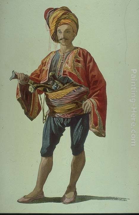 Charles Gleyre Zeibeck of Smyrna Painting - iPaintingsforsale.com