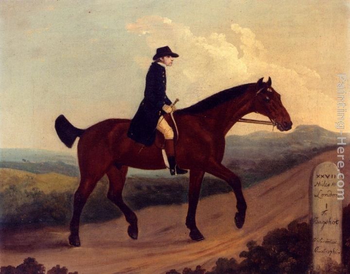 Francis Sartorius A Horseman On The Road To Bagshot Painting ...