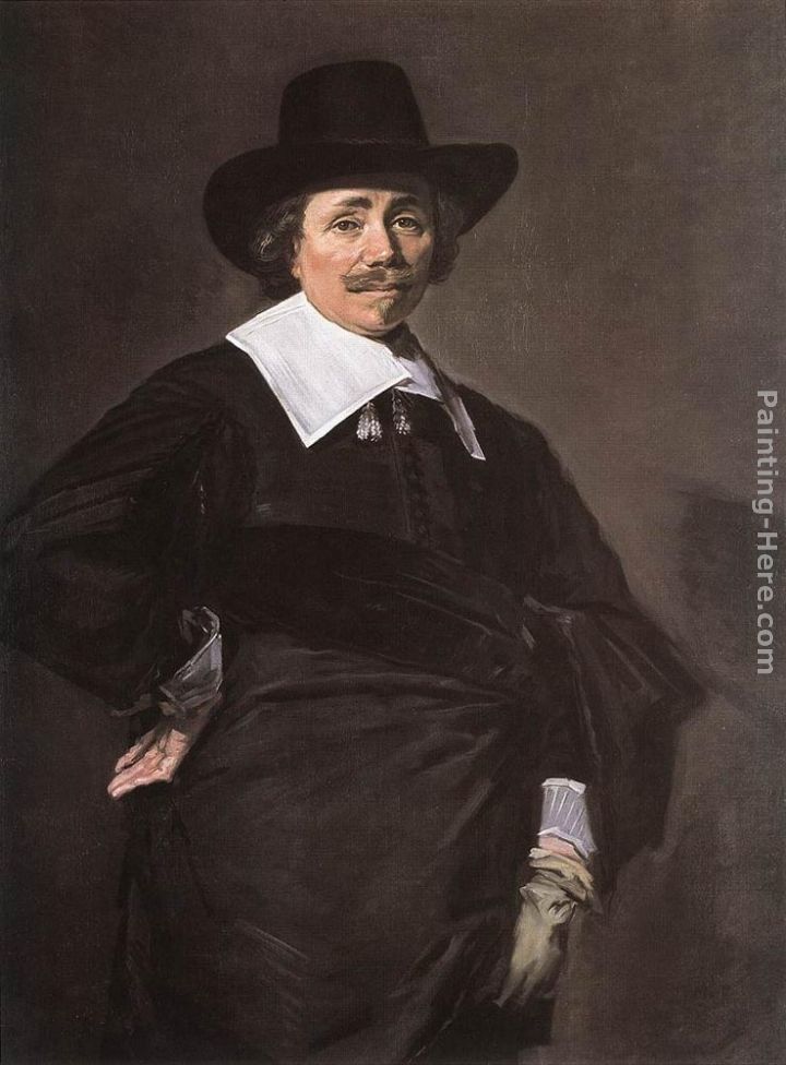 Frans Hals Portrait of a Standing Man Painting - iPaintingsforsale.com