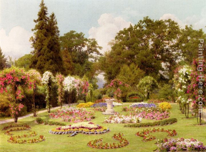 George Marks The Rose Garden Painting - iPaintingsforsale.com