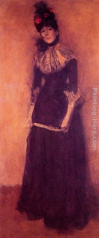 James Abbott McNeill Whistler Rose et argent La Jolie Mutine Painting ...