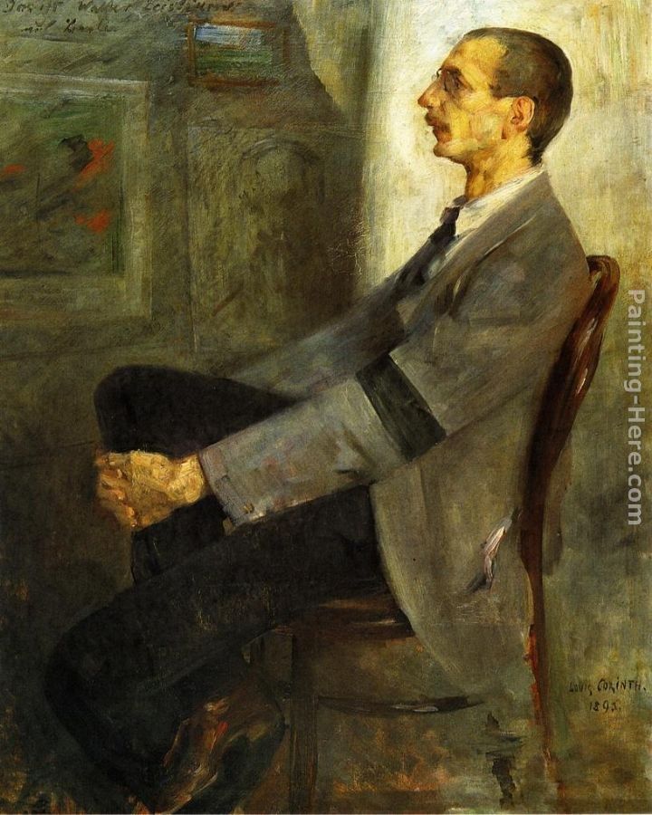 Lovis Corinth Portrait of the Painter Walter Leistilow Painting ...