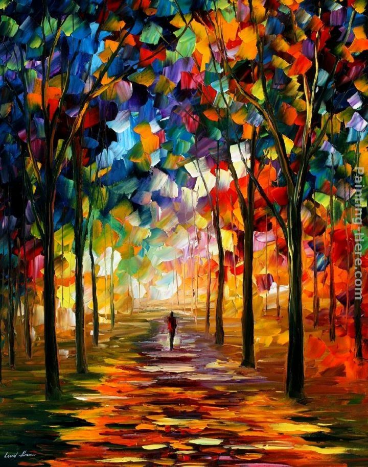 Leonid Afremov PATH Painting 50% off - iPaintingsforsale.com
