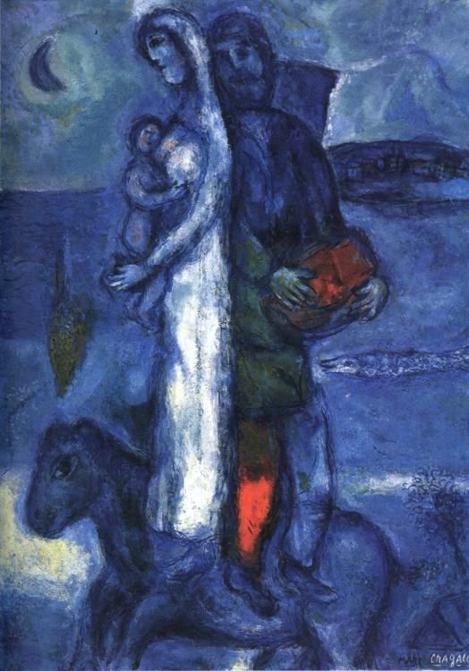 Marc Chagall Fisherman's Family Painting 50% off - iPaintingsforsale.com