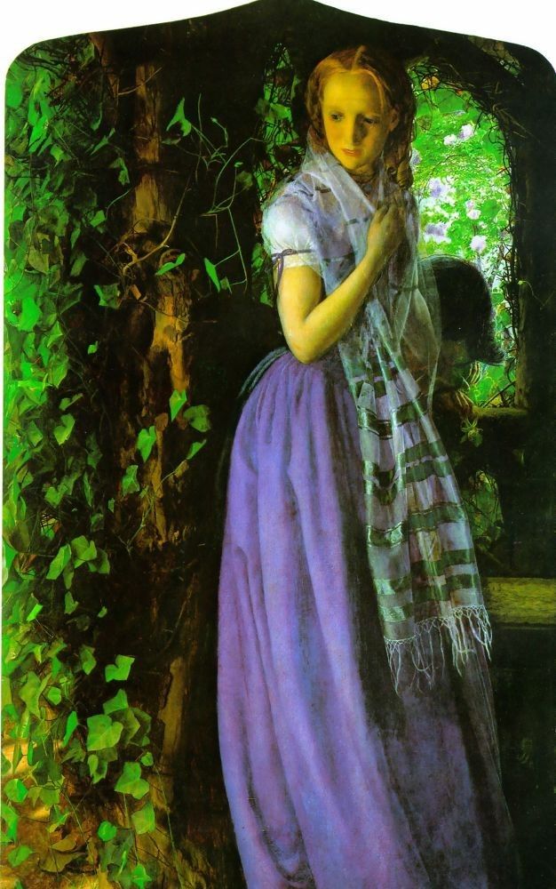 Arthur Hughes April Love Painting - iPaintingsforsale.com